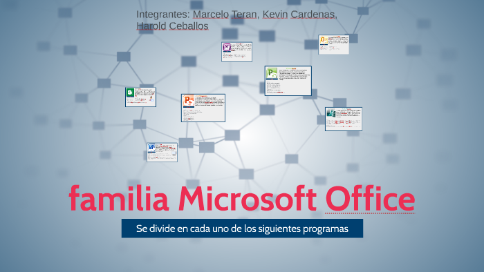 familia Microsoft Office by Harold Andrés Ceballos Vargas on Prezi