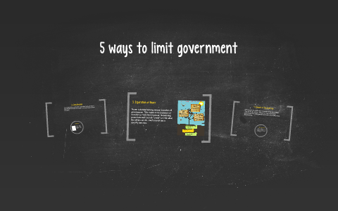 5 ways to limit government by Chris Koehn on Prezi