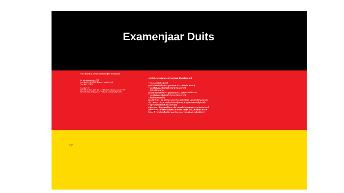 Examenjaar Duits by Kat dG on Prezi