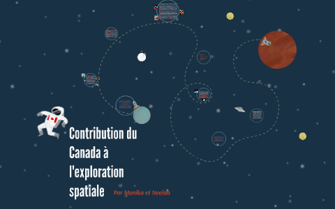 Contribution du Canada à l'exploration spatiale by Monika Sofrenović on ...