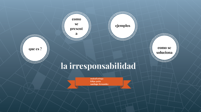 Irresponsabilidad Ejemplos