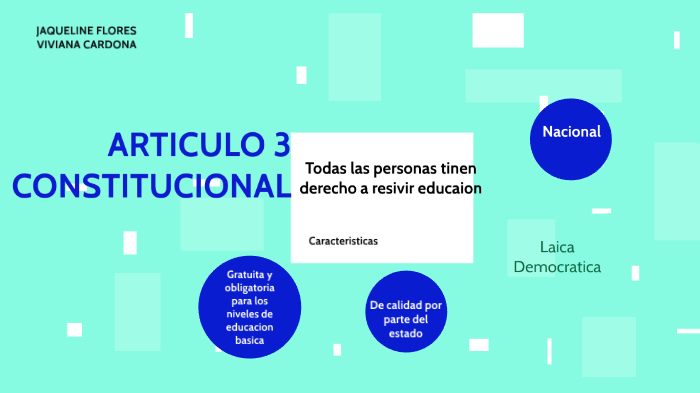 ARTICULO 3 CONSTITUCIONAL by Viviana Cardona Lara on Prezi