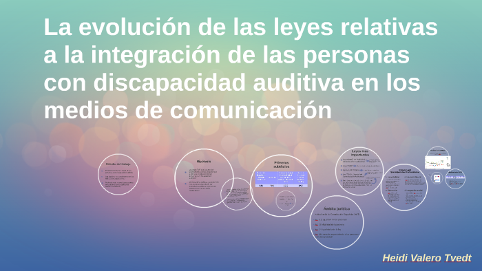 La evolución de las leyes relativas a la integración de las by Heidi ...