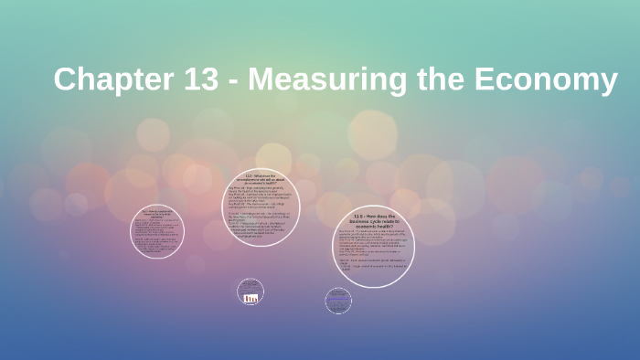 Chapter 13 - Measuring the Economy by Jessica Hendrickson on Prezi