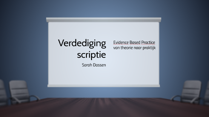 verdediging scriptie by sarah dassen on Prezi