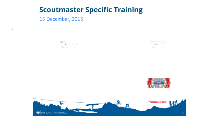 Scoutmaster Specific Training by