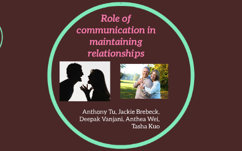 Role of communication in maintaining relationships by Class of 2015 on ...