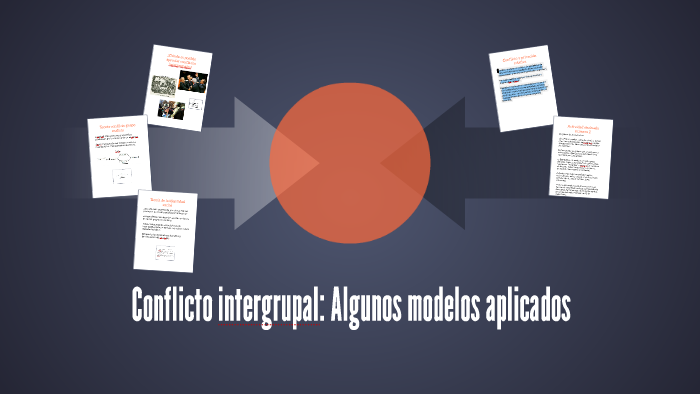 Conflicto intergrupal: Algunos modelos aplicados by Gonzalo Torres ...