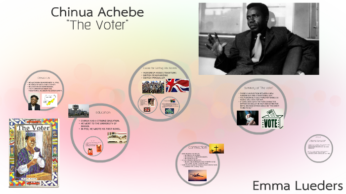 Chinua Achebe by emma lueders