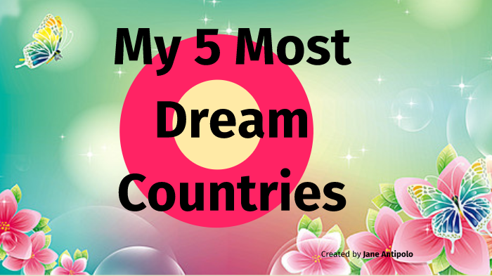 My 5 Most Dream Countries by Jane Antipolo on Prezi