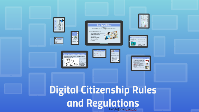 Digital Citizenship Rules by S P on Prezi