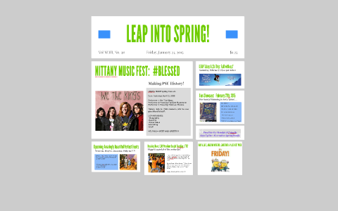 LEAP INTO SPRING! by Psu Abington Leap on Prezi
