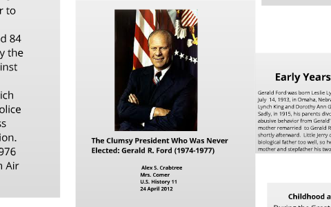 The Clumsy President Who Was Never Elected: Gerald R. Ford by Alex ...
