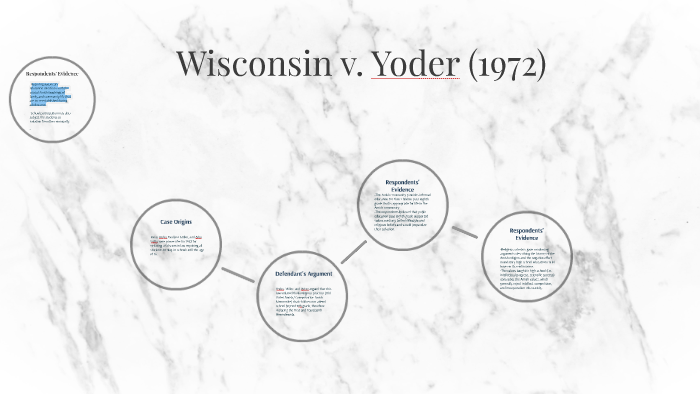 Wisconsin v. Yoder (1972) by Madison Wahl on Prezi