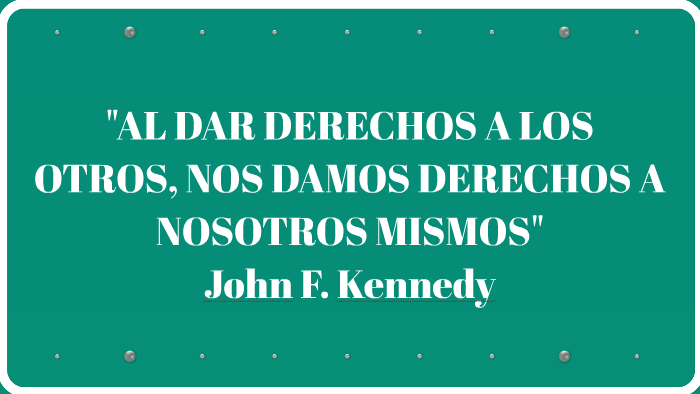 AL DAR DERECHOS A LOS OTROS, NOS DAMOS DERECHOS A NOSOTROS M by isidro ...