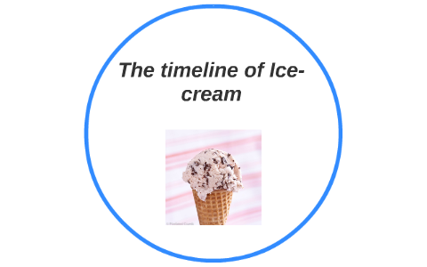 The timeline of Ice-cream by kahu strang