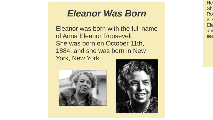 Eleanor Was Born by bea craig