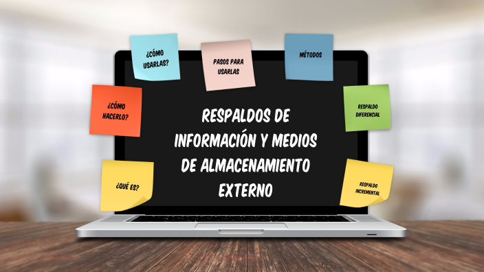 Respaldos de información y medios de almacenamiento externo by dara ...