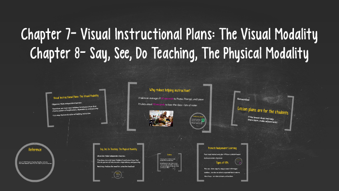 Chapter 7- Visual Instructional Plans: The Visual Modality by on Prezi