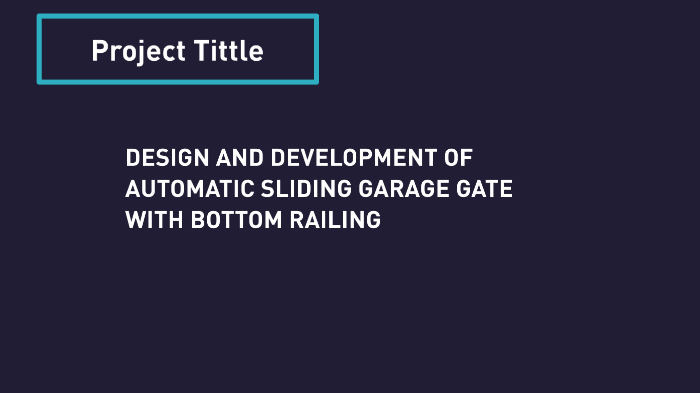 MSD - Project Timeline by Muhammad Saad on Prezi