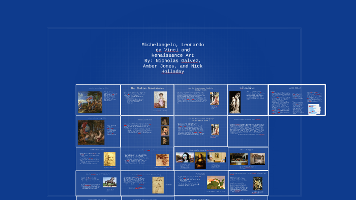 Michelangelo, Leonardo Da Vinci and Renaissance Art by on Prezi