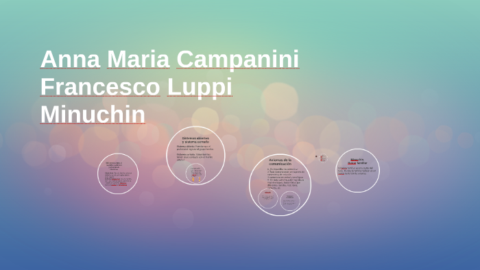 Anna Maria Campanini by nadia cordeyro on Prezi
