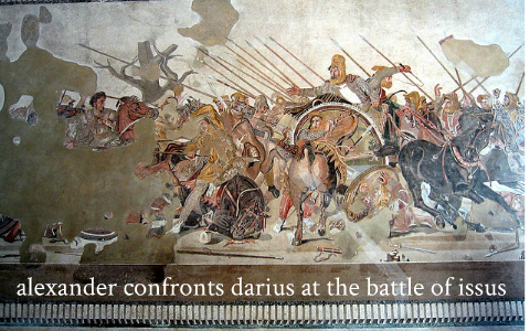 Alexander Confronts Darius by Stephen Day