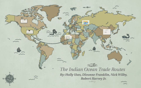 Indian Ocean Trade Map