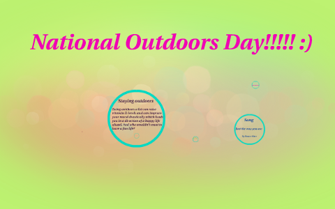 National Outdoors Day!! :) by Lydia Liew on Prezi