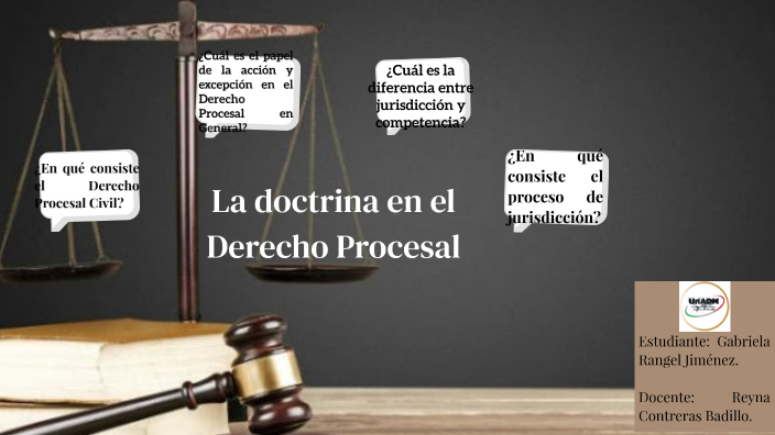 La doctrina en el Derecho Procesal by Gabriela Rangel Jiménez on Prezi