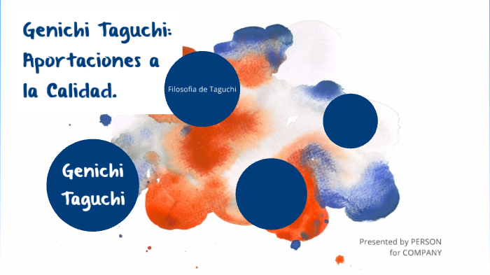 Genichi Taguchi: Aportaciones a la Calidad by Cristian Montero Mena on ...