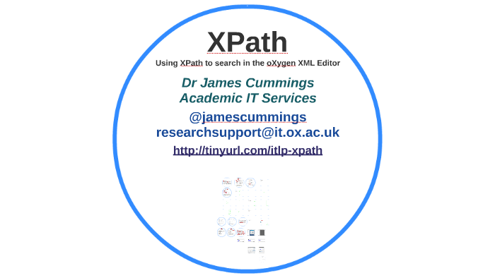 XPath: Using XPath to search in the oXygen XML Editor by James Cummings ...