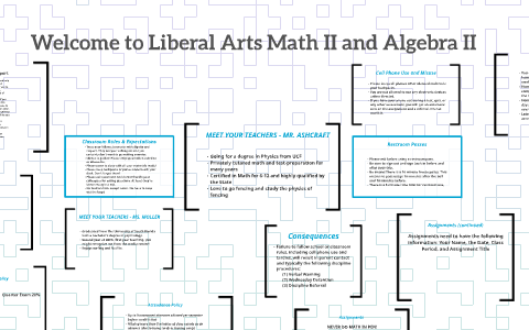 Welcome to Liberal Arts Math II and Algebra II by on Prezi
