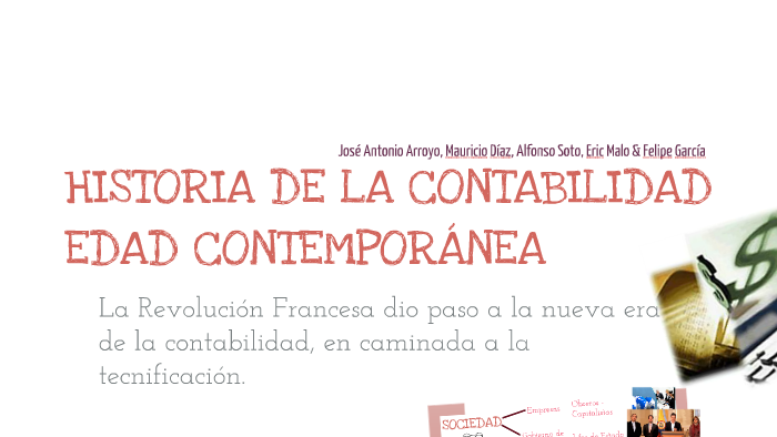 HISTORIA DE LA CONTABILIDAD (EDAD CONTEMPORÁNEA) by jose antonio arroyo ...