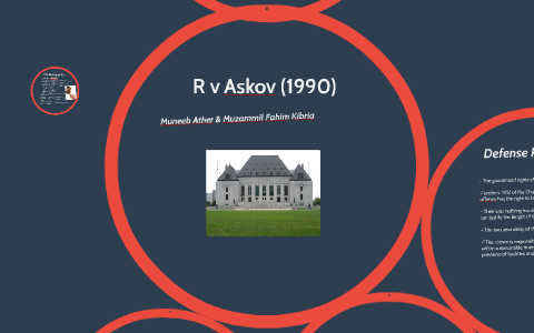 Muneeb Ather - R v Askov (1990) Rayner, Law. by Manahil Ather on Prezi