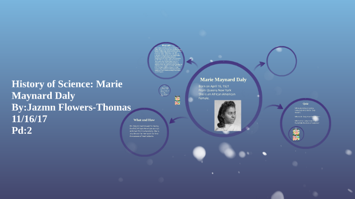 History of Science: Marie Maynard Daly by Jazmn Flowers on Prezi