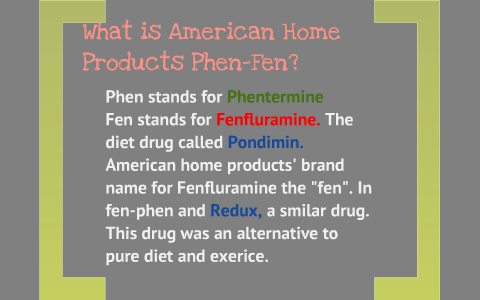 American Home Products and Fen-Phen by Asha Mohamed on Prezi