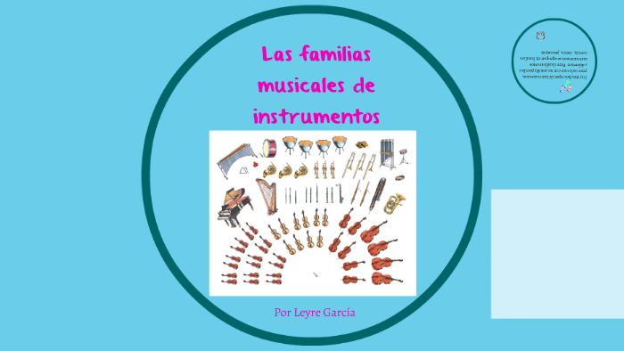 Las familias musicales de instrumentos by Leyre Garcia on Prezi