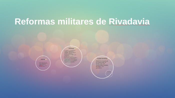 Reformas militares de Rivadavia by Isabella Gutierrez on Prezi