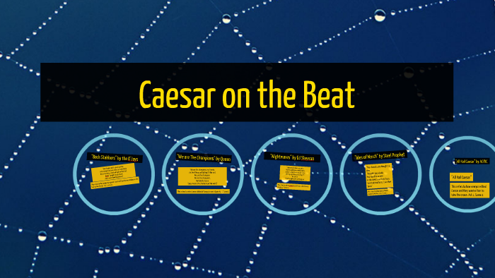 Songs that relate to Julius Caesar by Noah Simmons on Prezi