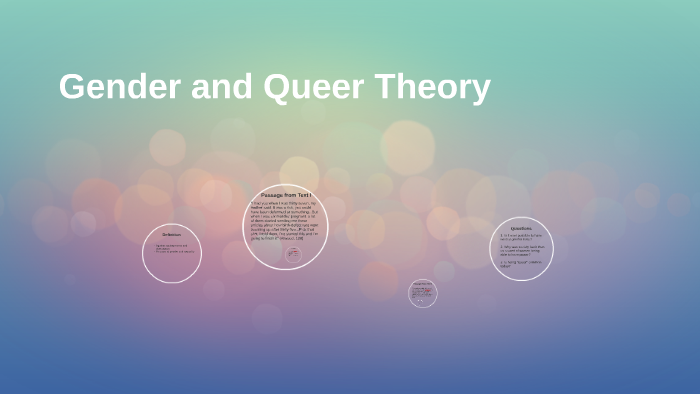 Gender and Queer Theory by on Prezi