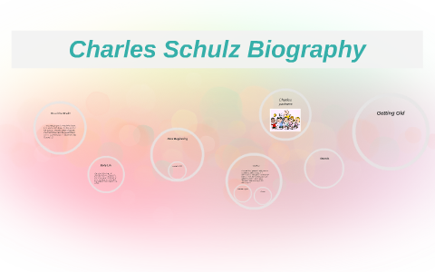 Charles Schulz Biography by Mady McCollough
