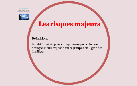 Les différents types de risques auxquels chacun de nous peut by martins ...