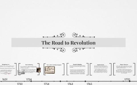 The Road to Revolution Timeline Project by Kari Kraus on Prezi