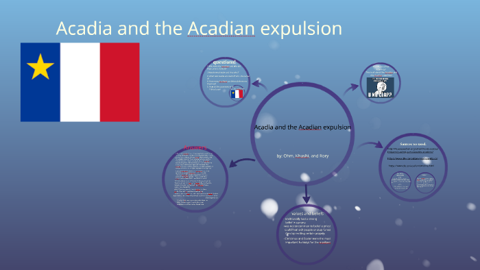 Acadia and the Acadian expulsion by khushi shah on Prezi