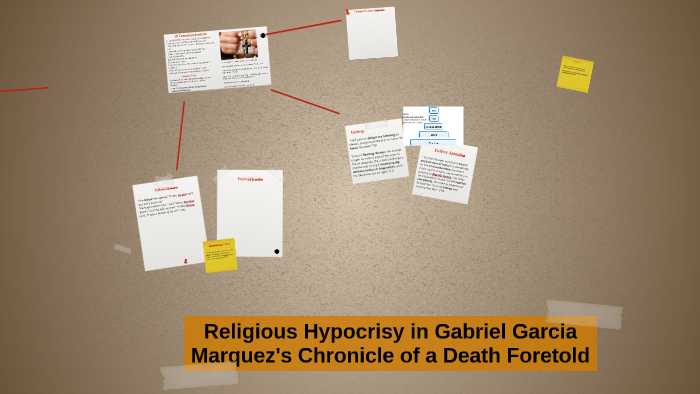 Religious Hypocrisy in Gabriel Garcia Marquez's Chronicle of by on Prezi