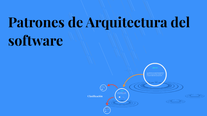 Patrones de Arquitectura del software by Emy Moron