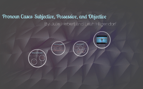 Pronoun Cases: Subjective, Possessive, and Objective by Leah Hilgendorf ...