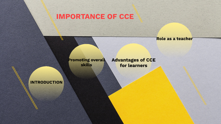 IMPORTANCE OF CCE by Anil Kumar on Prezi