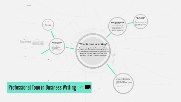 Professional Tone in Business Writing by Ray Altmann on Prezi